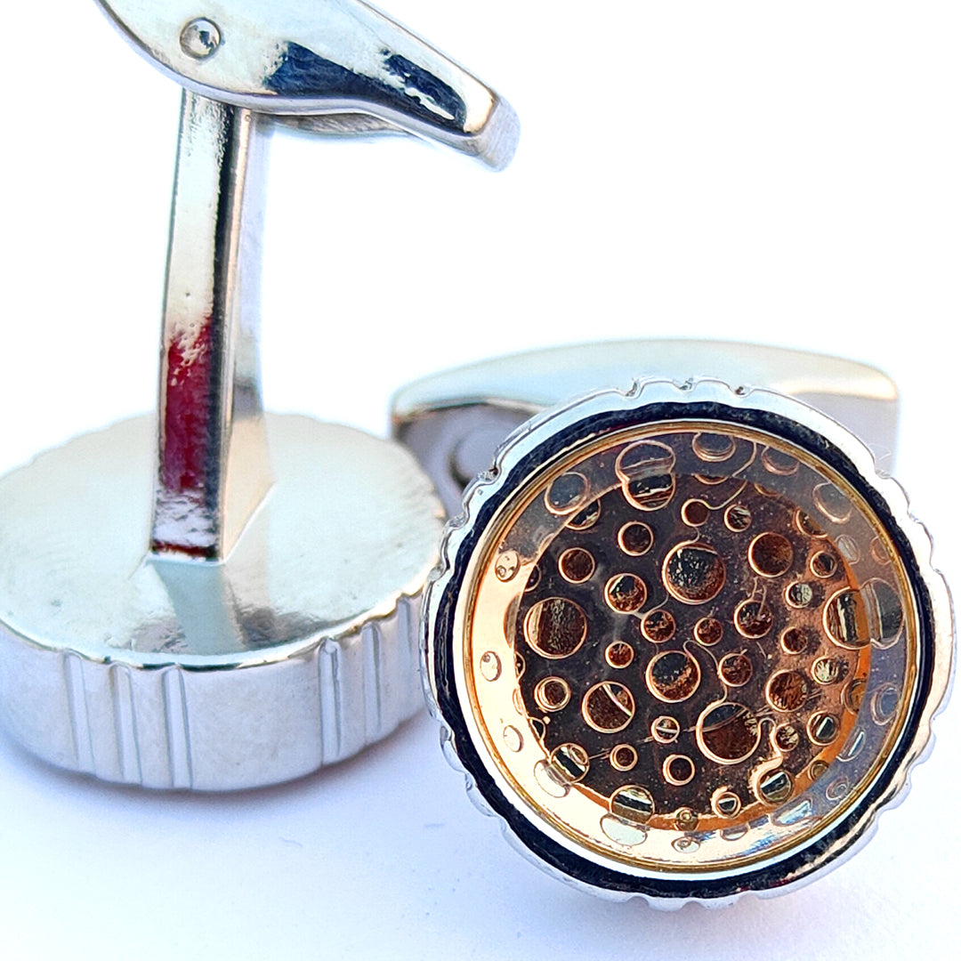 Metal cufflinks Design with attractive colors 00004 – NWAH Collections