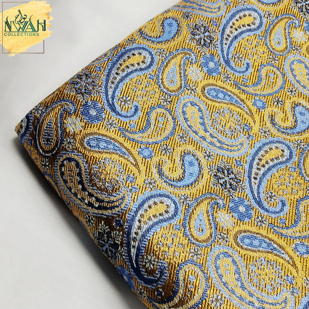 pure jamawar unstitch fabric for men – NWAH Collections